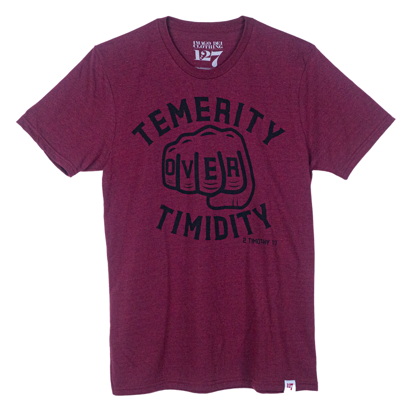 TEMERITY OVER TIMIDITY – 1:27CLOTHING